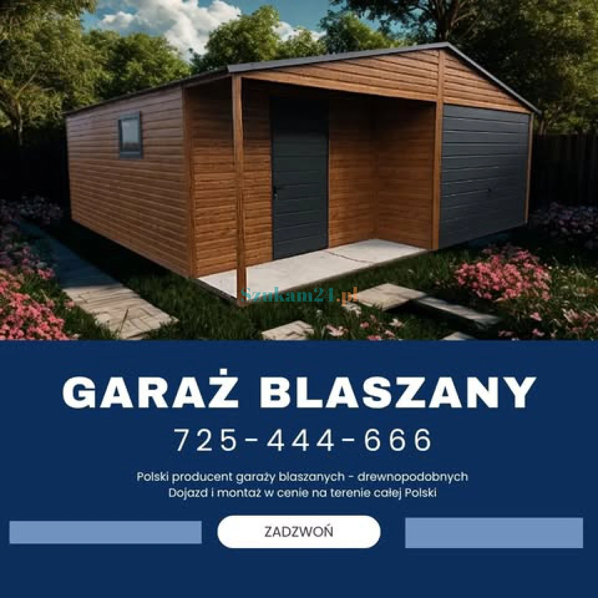 Garaż, który wygląda i działa jak trzeba – garaz-nowoczesny.pl (Lubowidz)